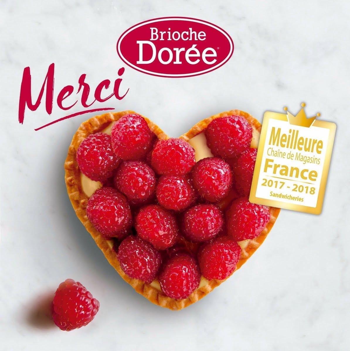 Brioche Dorée, best retail chain 2017-2018 - LE DUFF Group