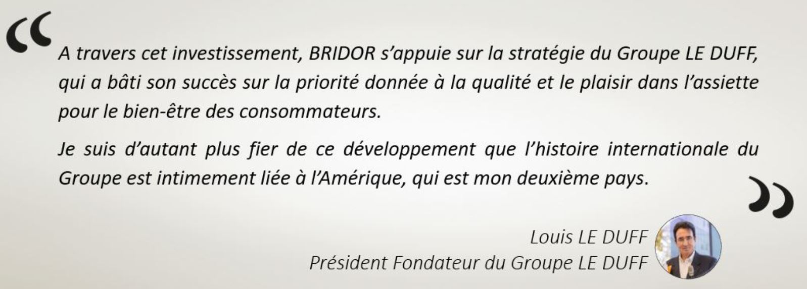 Bridor is accelerating in the United States with the launch of a new ...