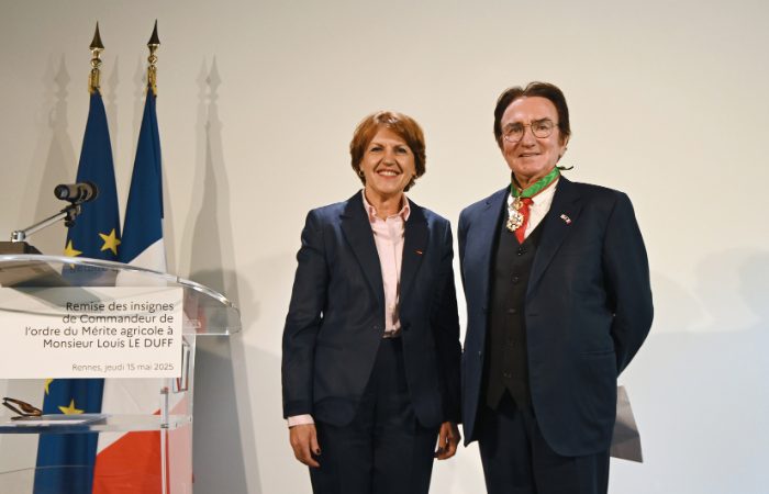 Louis LE DUFF Promoted to Commander of the Order of Agricultural Merit ...